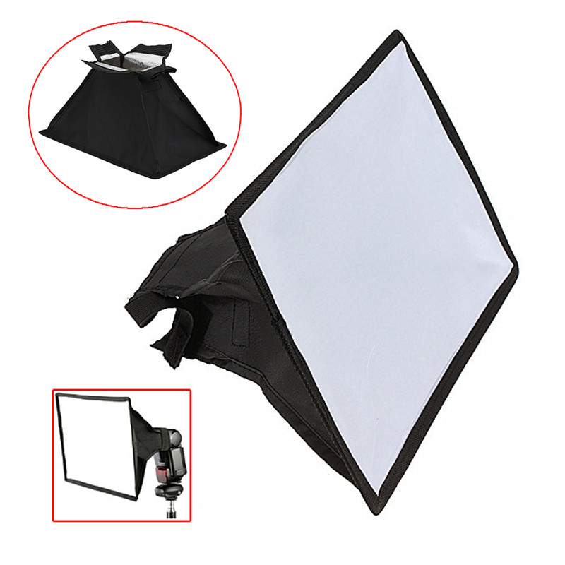 30x20cm Portable Photography Flash Diffuser for SpeedLight Softbox For ...